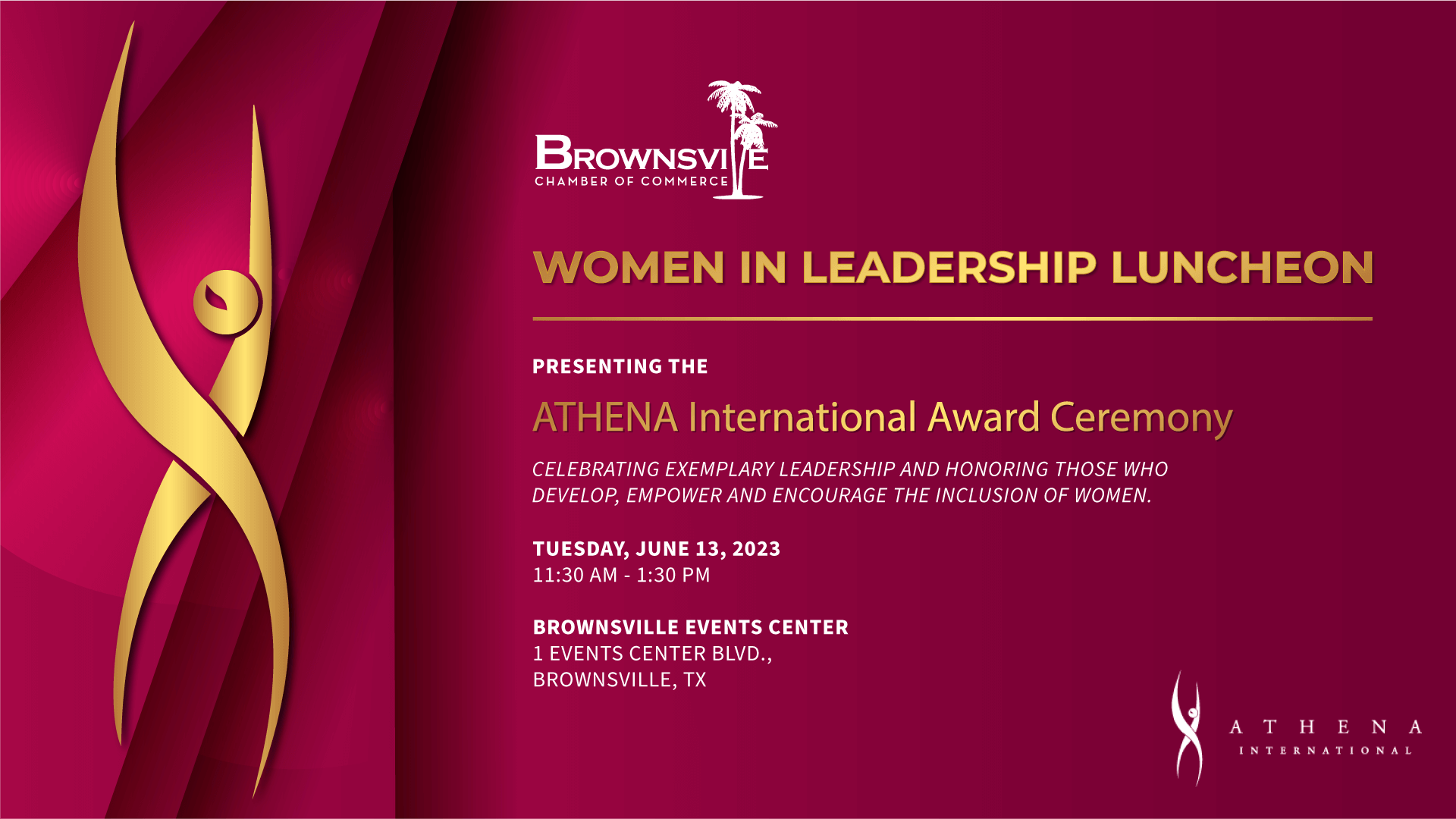 Women In Leadership Luncheon Presenting the ATHENA International Award ...