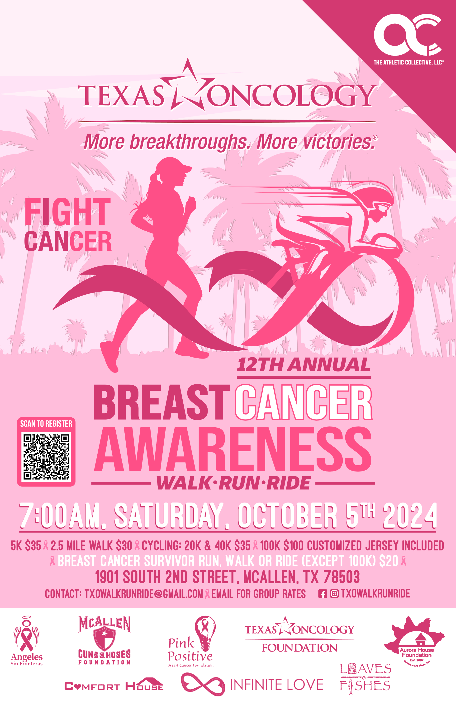 12th Annual Breast Cancer Awareness Walk, Run, Ride - VBR